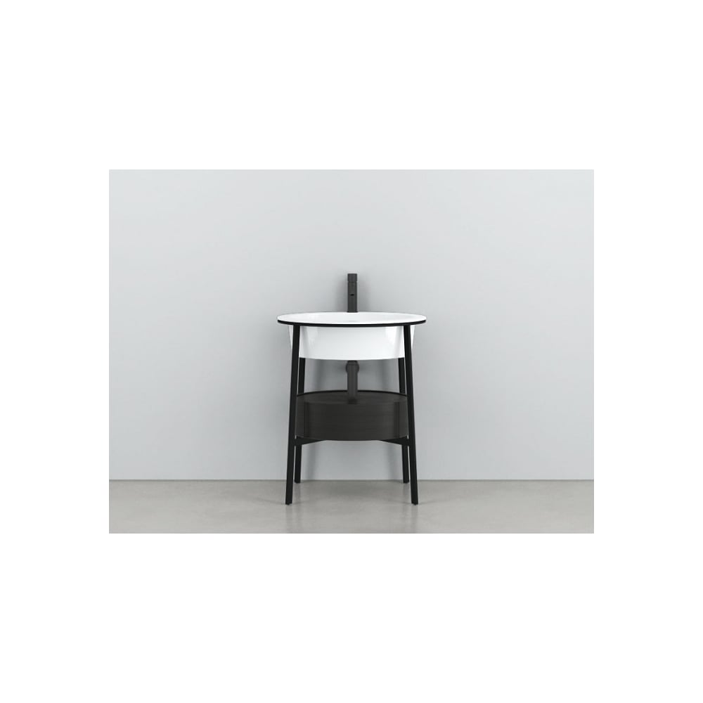 Ящик с отделкой натуральным шпоном CIELO CATINO OVALE цвет Rovere Nero ...