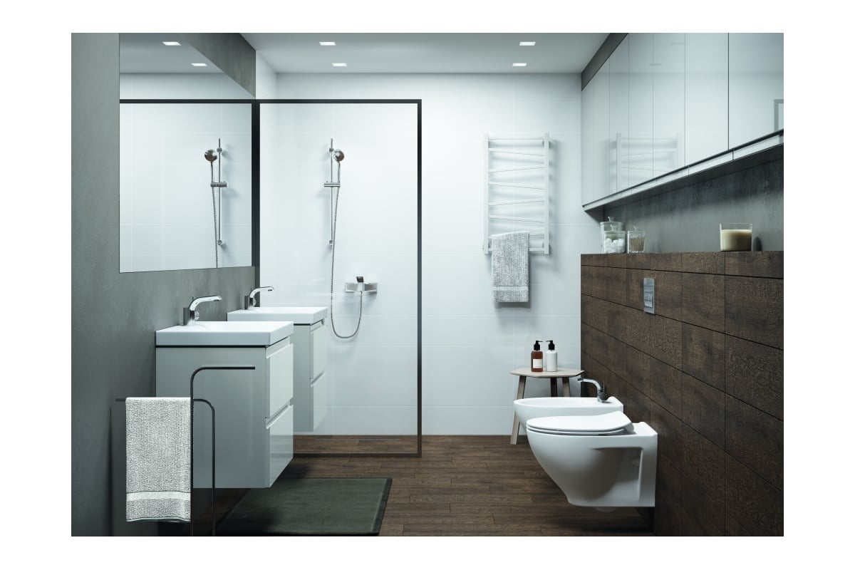 Настенный шкафчик Cersanit MODUO 40 универсальный, белый SW-MOD40/Wh - выгодная цена, отзывы ...