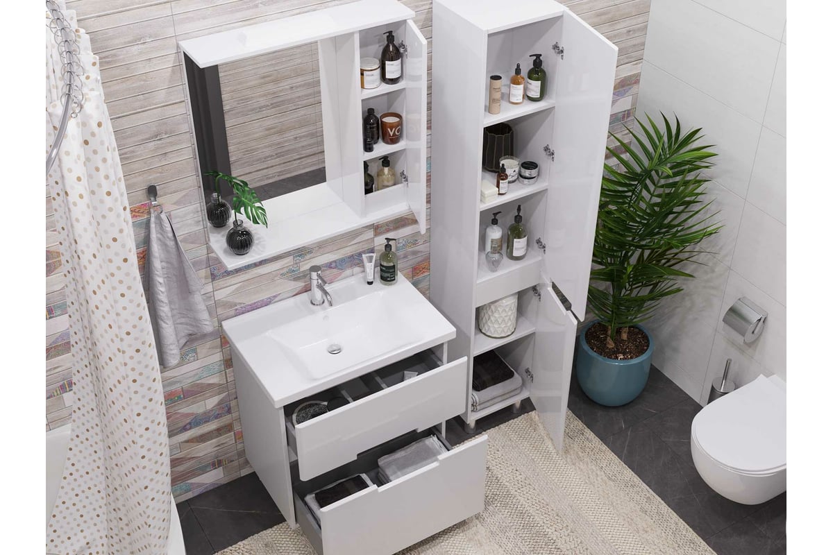 Универсальный шкаф-пенал Sanstar Ориана 281.1-3.4.1. - выгодная цена ...