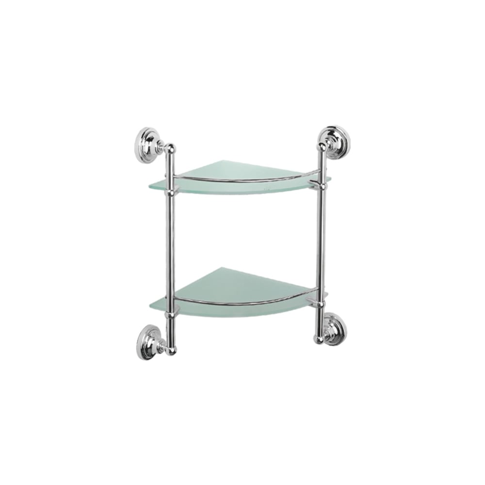 Угловая полка Ledeme 2-ярусная, стекло L1407-2 893272 - выгодная цена ...