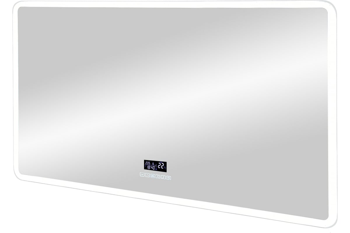 Зеркало Континент "Demure Led" 1200x700 с музыкальным блоком ...