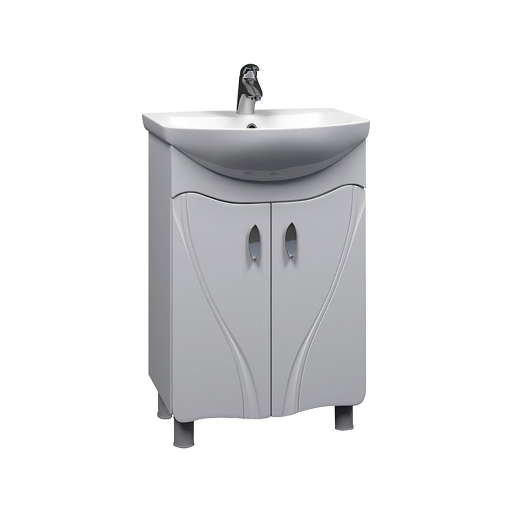 Тумба для ванной MIXLINE "ЛИМА-55" под умывальник Элеганс-55, ПВХ ...