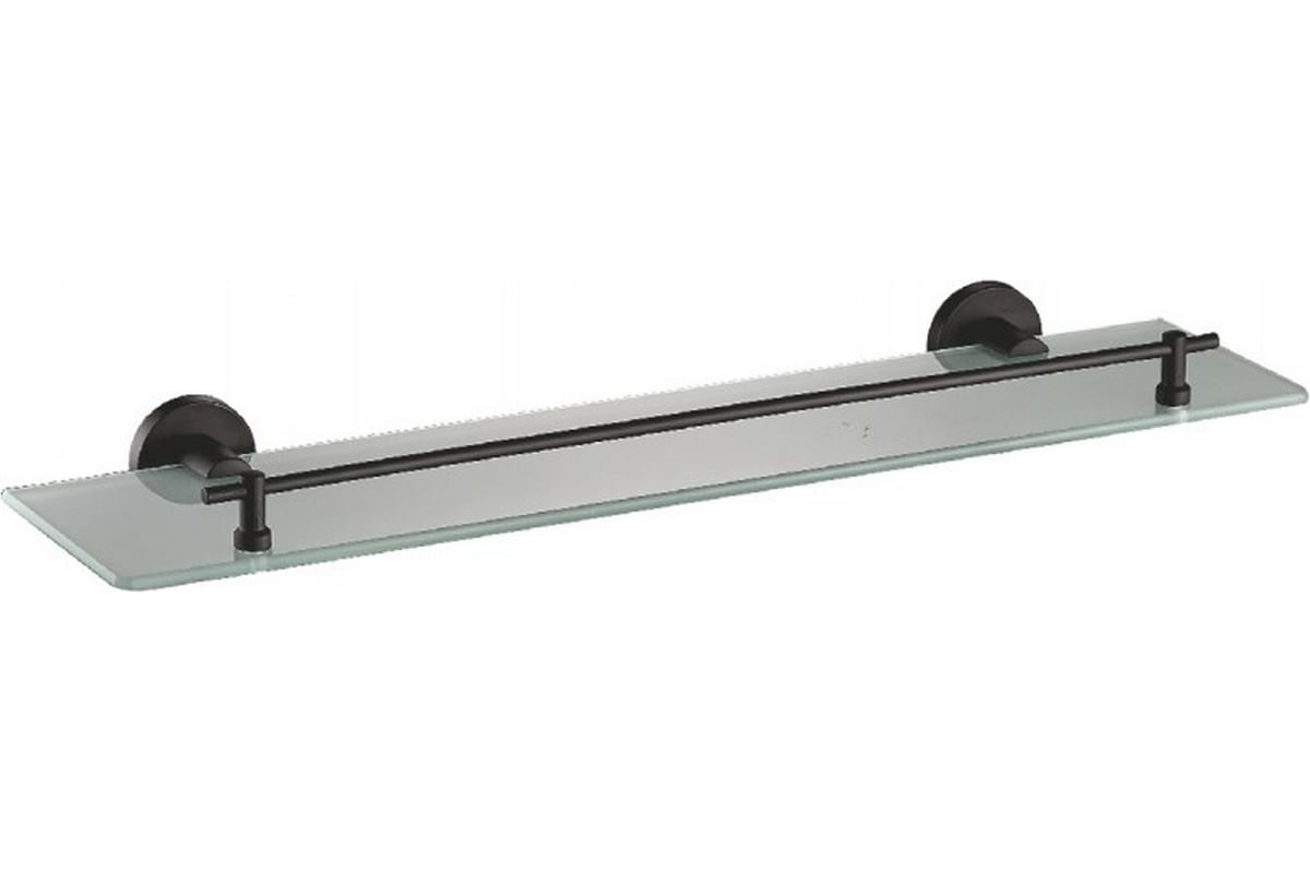 Cтеклянная полка Haiba 1 ярус, черный hb8707 550605 - выгодная цена ...