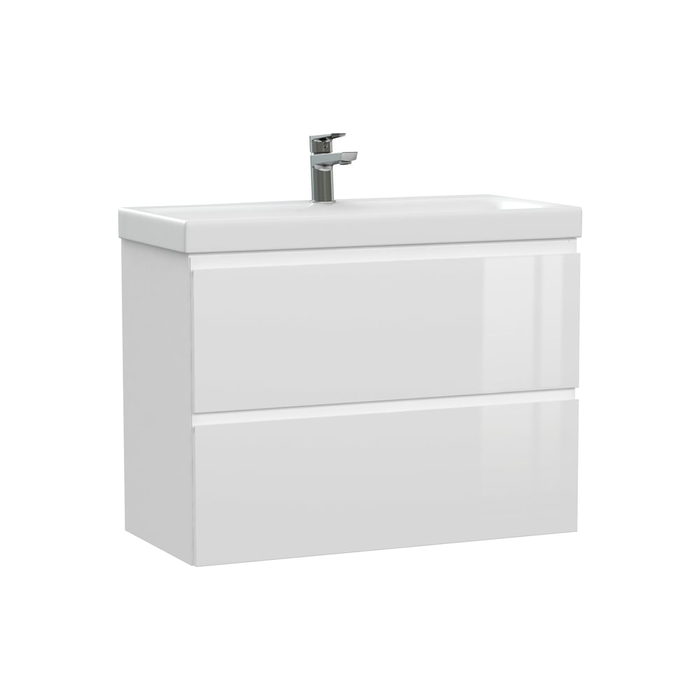 Тумба под раковину Cersanit подвесная moduo 80 для moduo slim 80 узкая ...