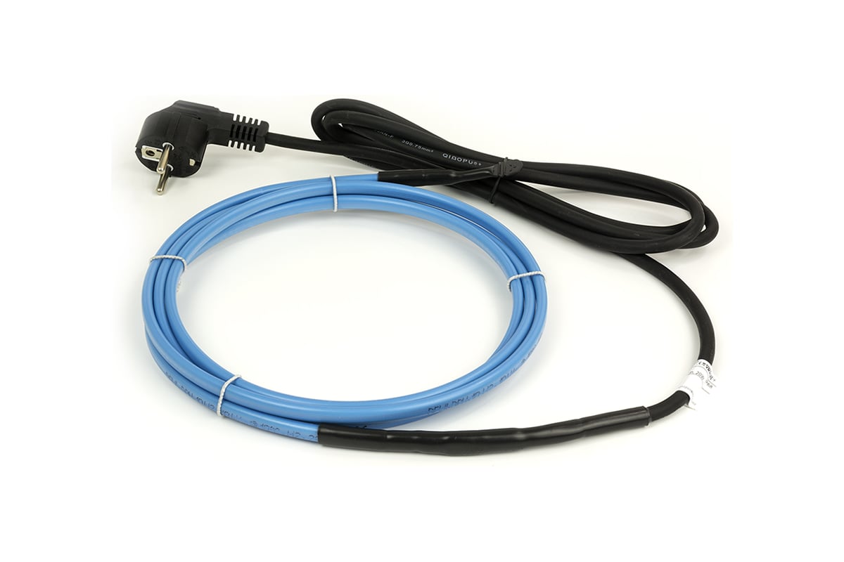 Саморегулируемый нагревательный кабель DEVI DEVIpipeheat DPH-10, с вилкой 19 м 98300079 ...