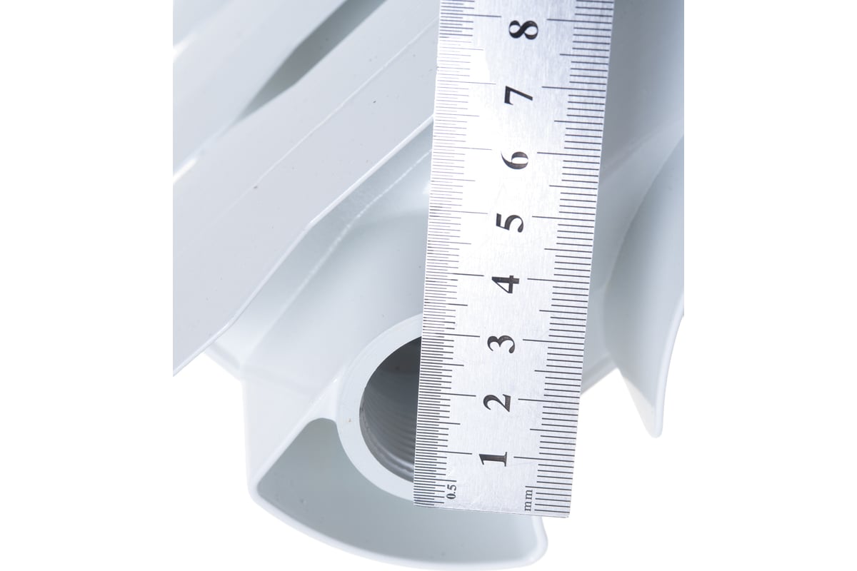 Алюминиевый радиатор Global ISEO 500 8 секций боковое подключение ...