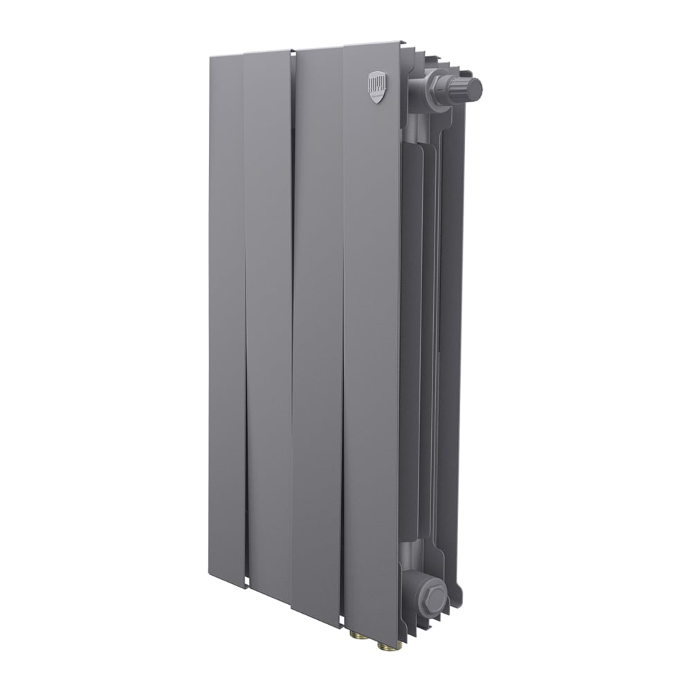 Радиатор ROYAL THERMO PianoForte 500 Silver Satin VDR80 - 4 секций НС ...