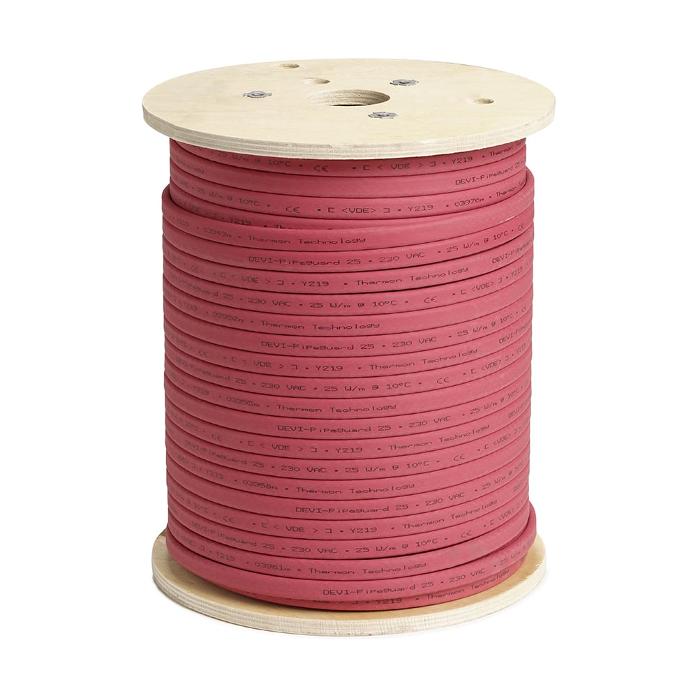 Саморегулируемый нагревательный кабель DEVI DEVI-Pipeguard 25 98300866 - выгодная цена, отзывы ...