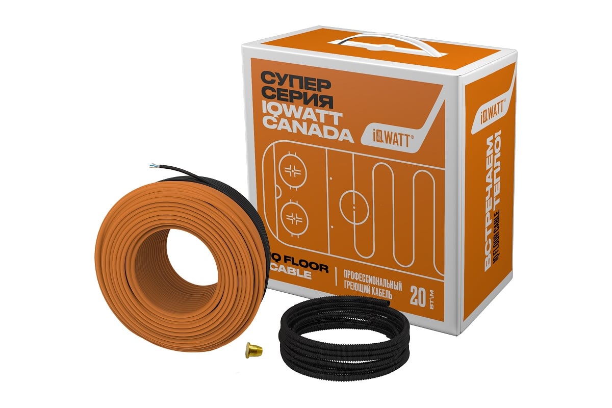 Теплый пол IQWATT IQ Floor Cable-25 039455 - выгодная цена, отзывы ...