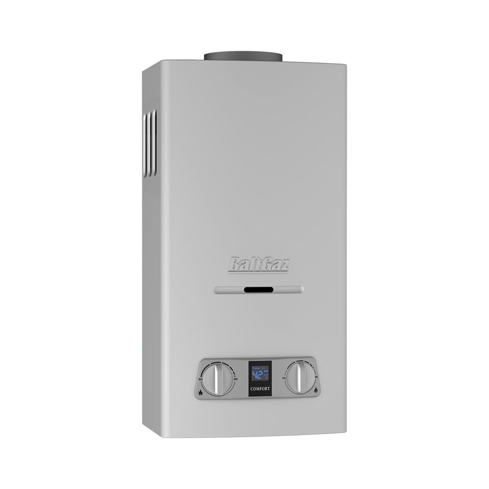 Газовый проточный водонагреватель BaltGaz Comfort 13 серебро 29774 - выгодная цена, отзывы ...