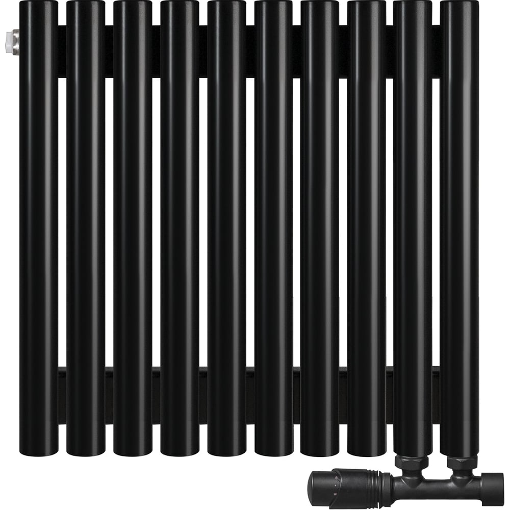 Вертикальный радиатор c нижним ARBIOLA Iris 10 секций 42 V подключением ...