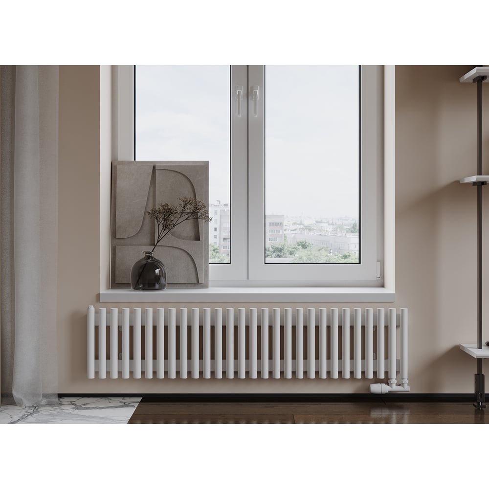 Вертикальный стальной радиатор GUARDO Torre 3D 300х1682 мм, 34 секций ...