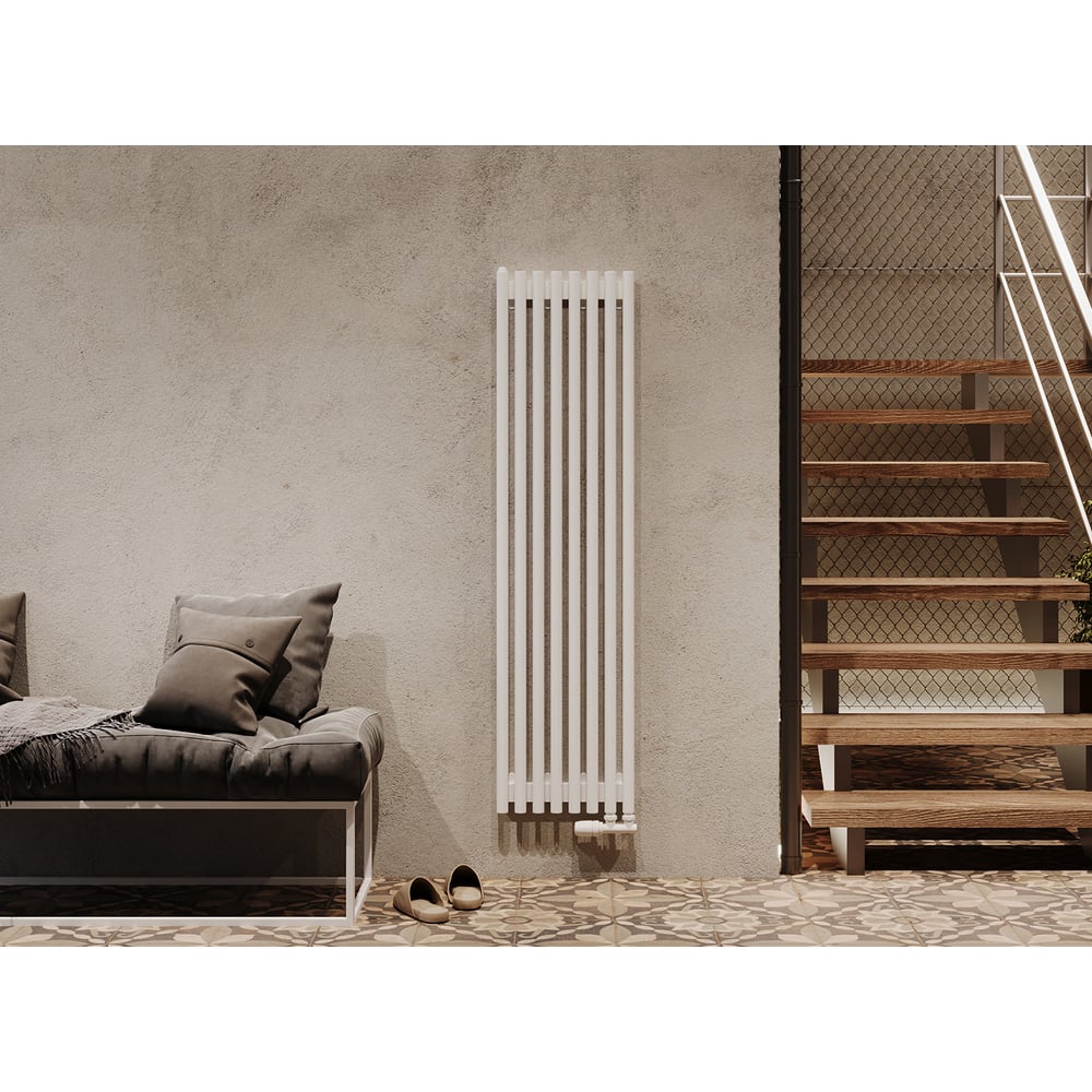 Вертикальный стальной радиатор GUARDO Torre 3D 1500х282 мм, 6 секций, S ...