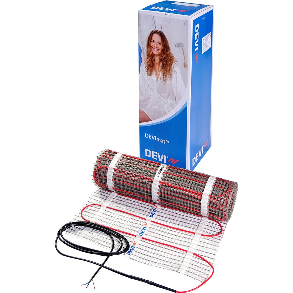 Двухжильный мат на самоклеющейся сетке Devi mat DTIR-150 525Вт 0,45x7м 480 83030572 - выгодная ...