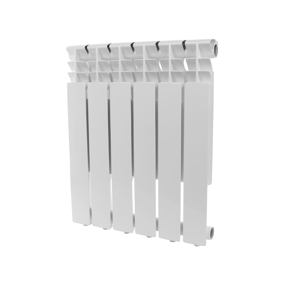 Радиатор алюминиевый AQUAPROM АКВАПРОМ AL 500/80 A21 (6 секций) 00 ...