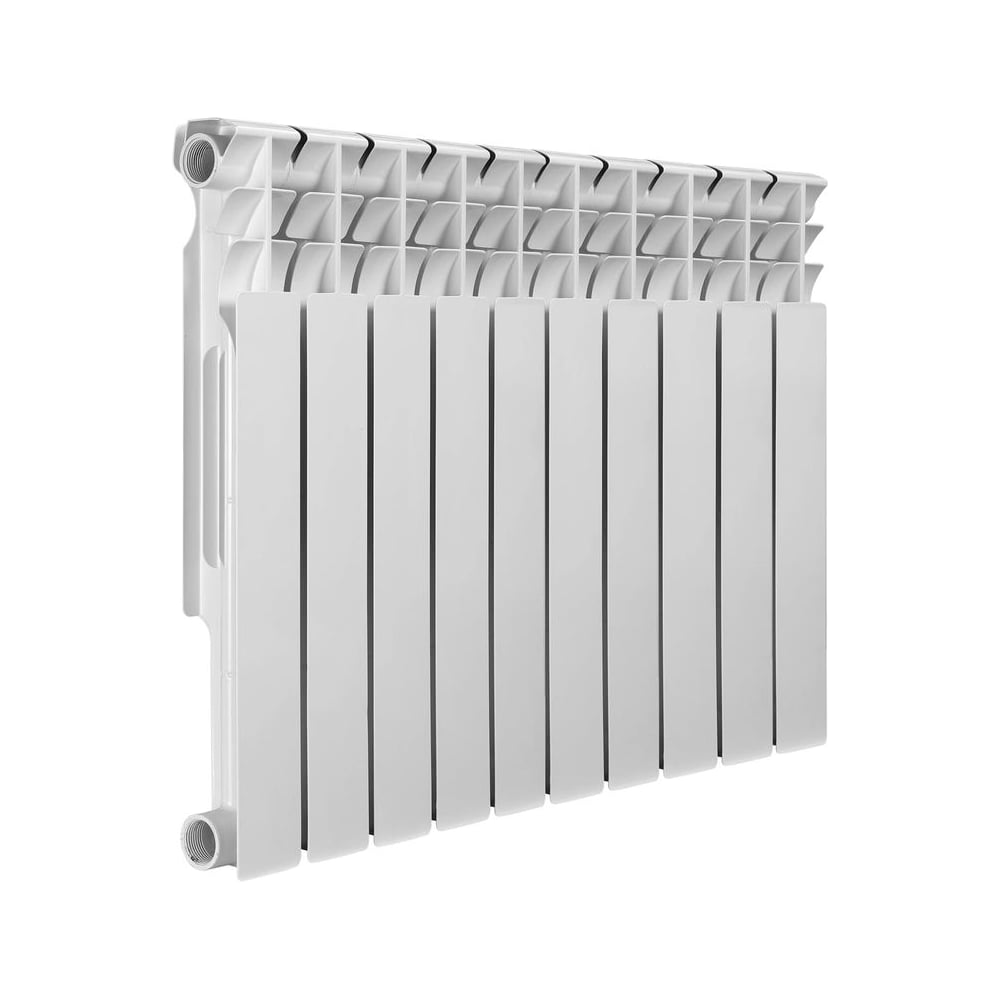 Радиатор биметаллический AQUAPROM АКВАПРОМ BI 350/80 B41 10 секций 1100-1504 00-00022127 ...