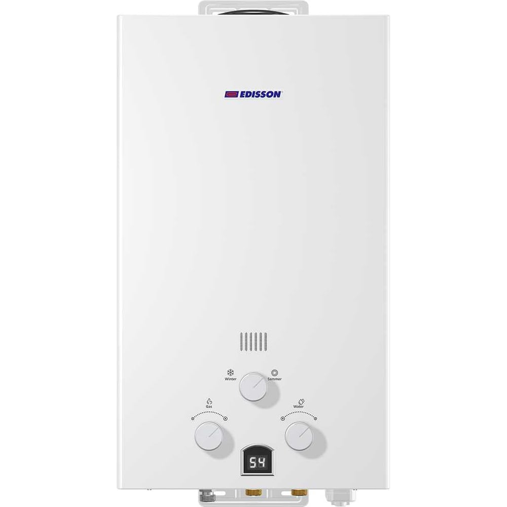 Водонагреватель газовый проточный Edisson бытовой E 20 D Pro ЭдЭБ02943 - выгодная цена, отзывы ...