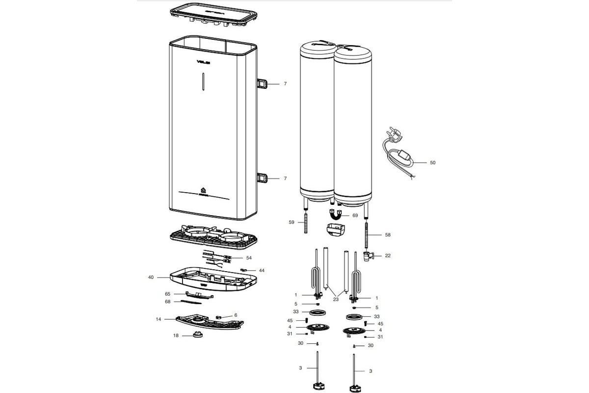 Водонагреватель Ariston VELIS TECH INOX R ABS 503700690 - выгодная цена ...