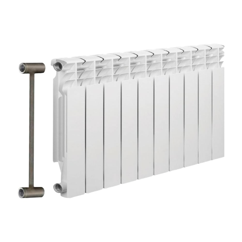 Биметаллический радиатор отопления Solur PRESTIGE 10 секций BMET10 ...