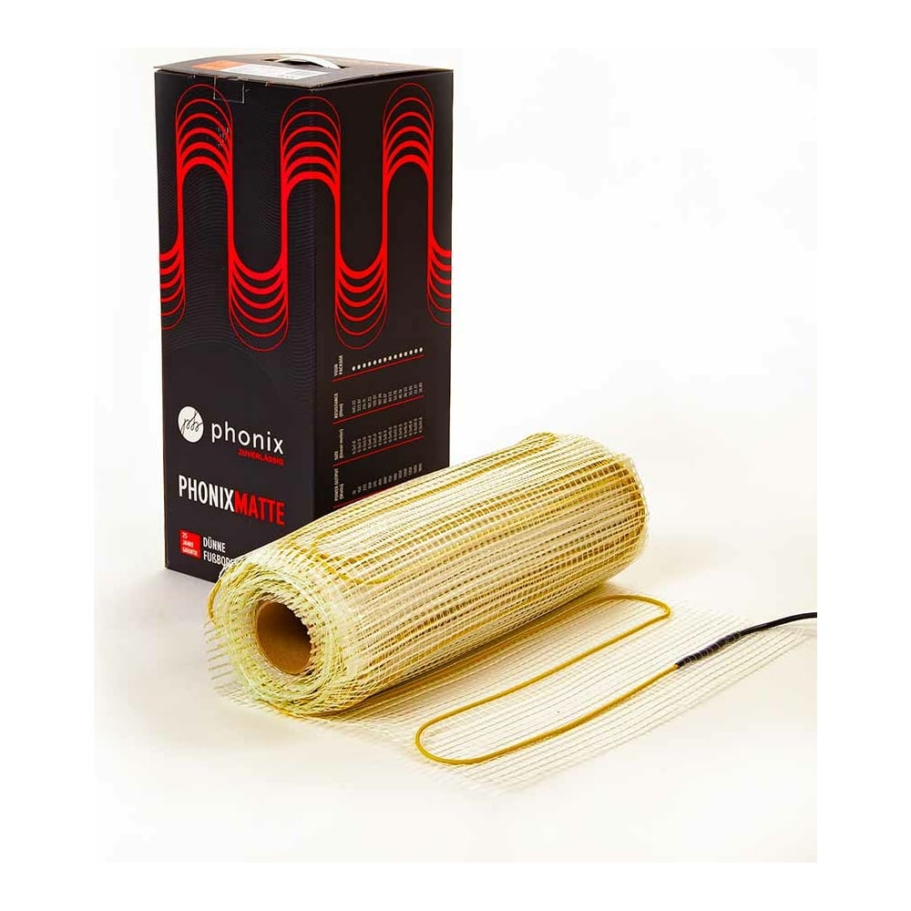 Электрический теплый пол PHONIX 12,0 м2, phm-150 Вт/м2 под плитку ...