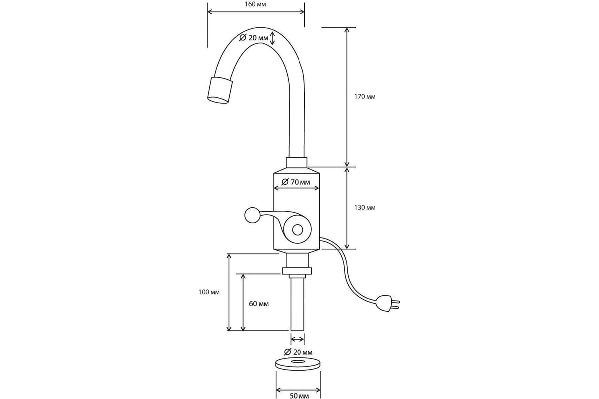 Водонагреватель-кран Atlanta ATH-7420 white - выгодная цена, отзывы ...