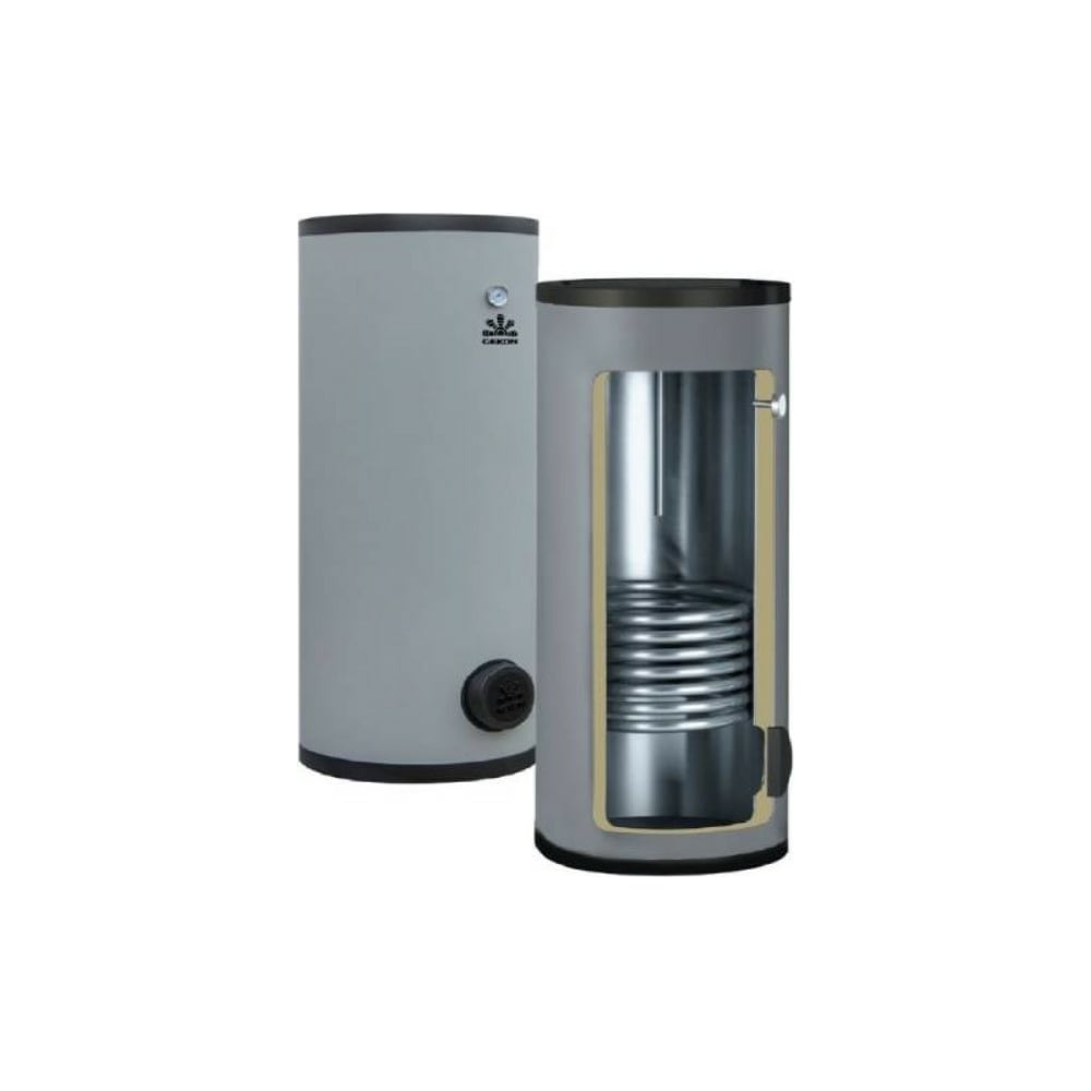 Бойлер GEKON INOX 300 л с 1-м ТО HWB 300 1HE 45 кВт напольный GKB3001N ...