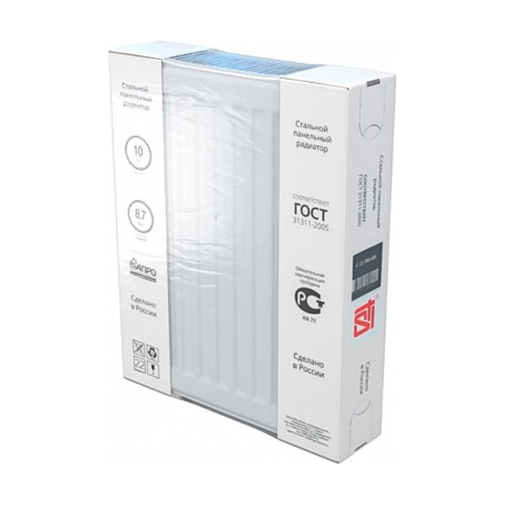 Стальной панельный радиатор STI COMPACT 500-500, тип 22 D220-02075 ...