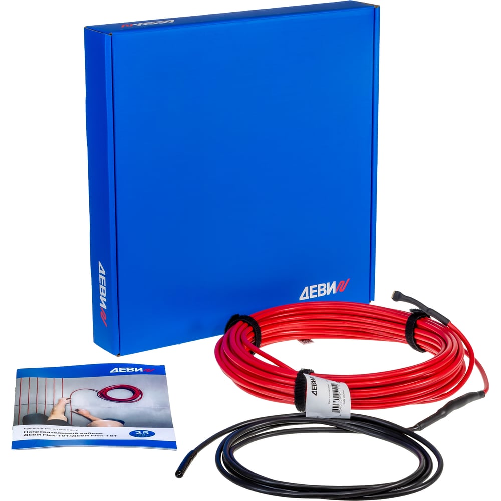 Нагревательный кабель ДЕВИ flex-18t 270 вт 230 в 15 м 140F1237R - выгодная цена, отзывы ...