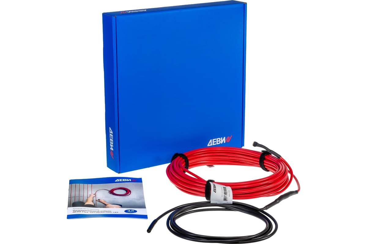 Нагревательный кабель ДЕВИ flex-18t 270 вт 230 в 15 м 140F1237R - выгодная цена, отзывы ...