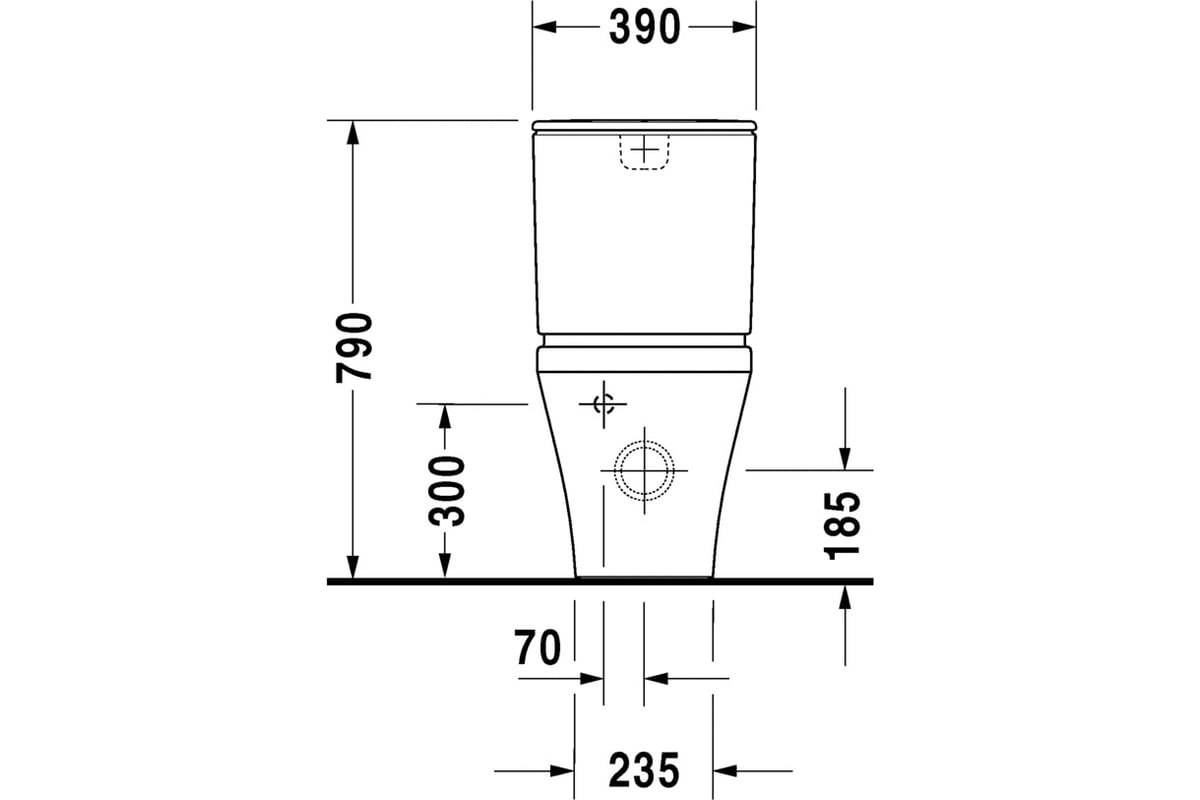Напольный унитаз Duravit DURASTYLE 2155090000 00000029857 - выгодная ...