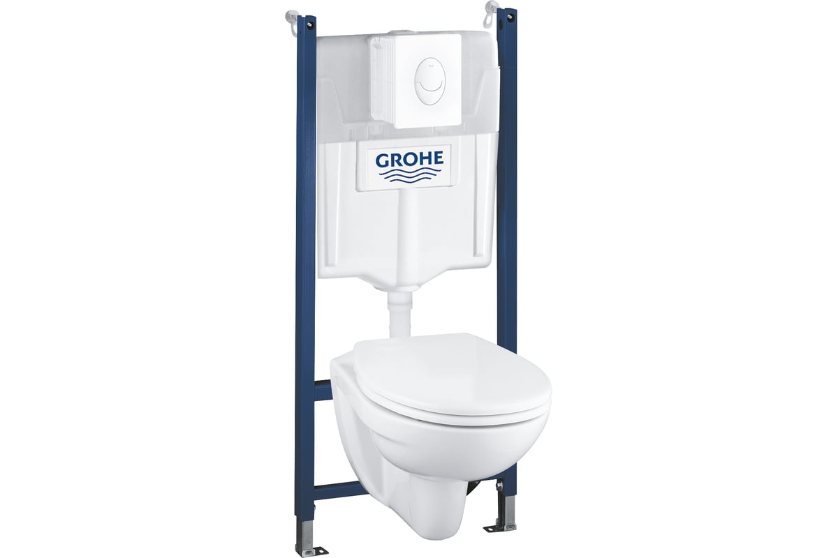 Инсталляция с подвесным унитазом GROHE Solido 4 в 1, Lecico Perth ...