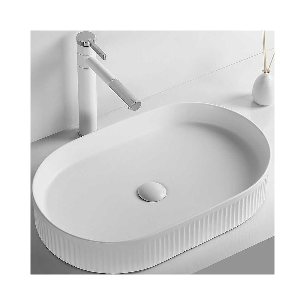 Накладная раковина Cerutti SPA 58 см, цвет белый 9556 - выгодная цена ...