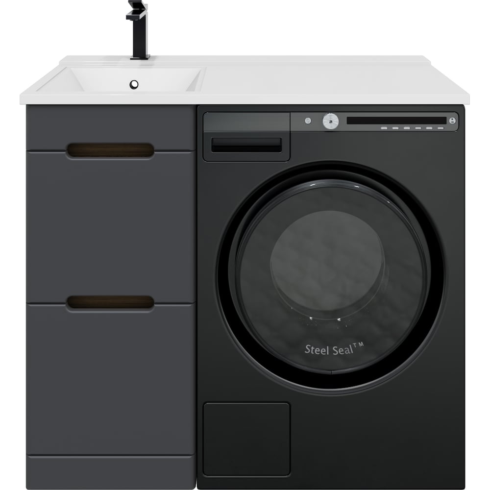 Тумба напольная Sanstar Darko 40 с раковиной Персона 100 левая (комплект) для ванной комнаты Дуб ...