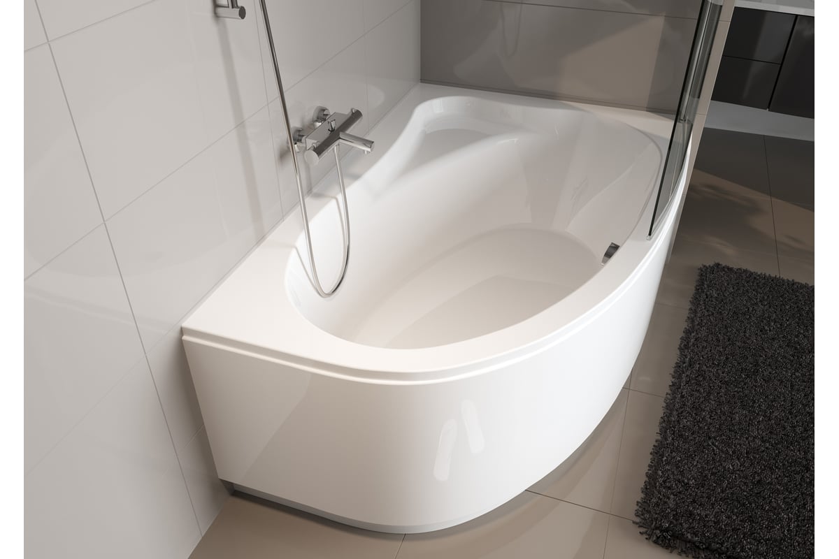 Акриловая ванна RIHO LYRA 140 L B020001005 - выгодная цена, отзывы ...