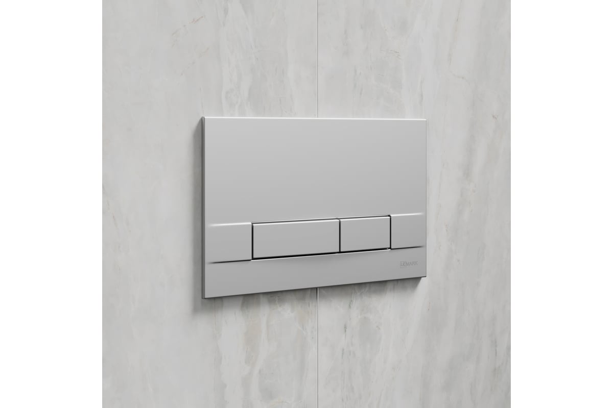 Комплект 2 в 1 LEMARK: Инсталляция PENEDA EXPERT для унитазов с кнопкой смыва BIT хром матовый ...