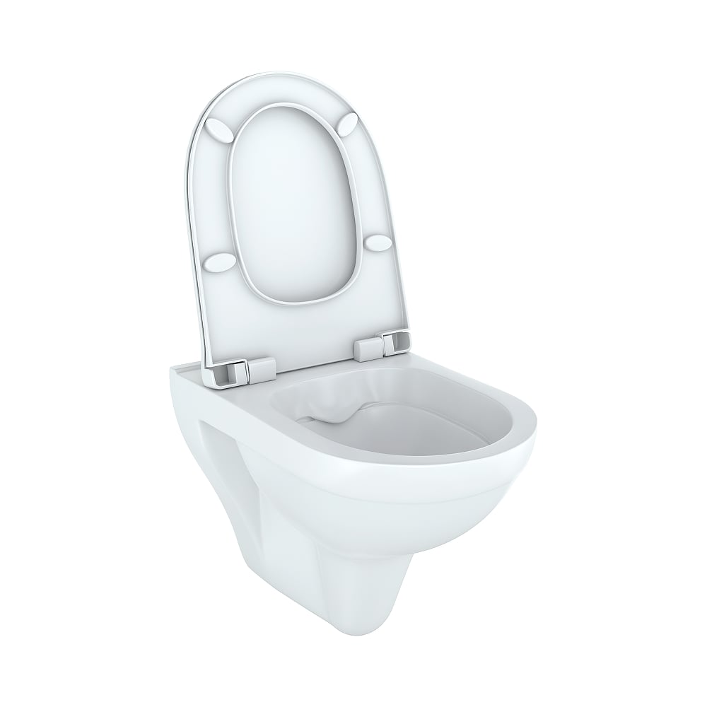 Подвесной унитаз KIROVIT СТАРК с сиденьем микролифт без ободка, Вн ...