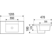 Встраиваемые раковины для ванной комнаты - купить раковину врезную в ...