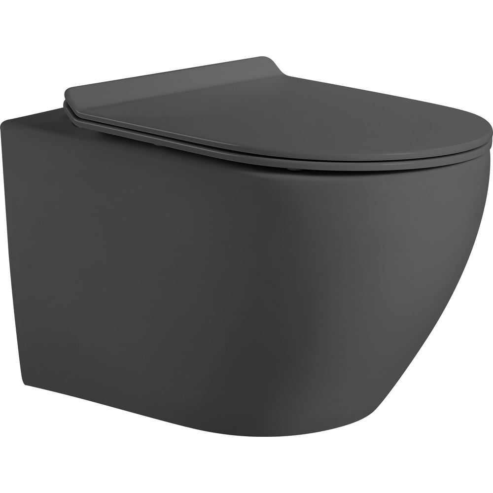 Подвесной безободковый унитаз HOLLER (Торнадо) FLOW_MDG (530х360х350 мм ...