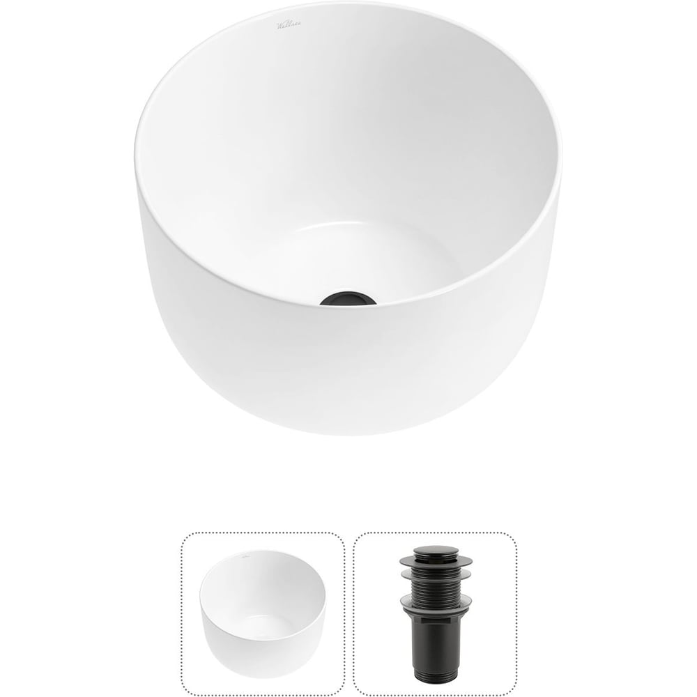 Набор Wellsee 2 в 1 Fontenay Paris накладная раковина 39x39 см ...