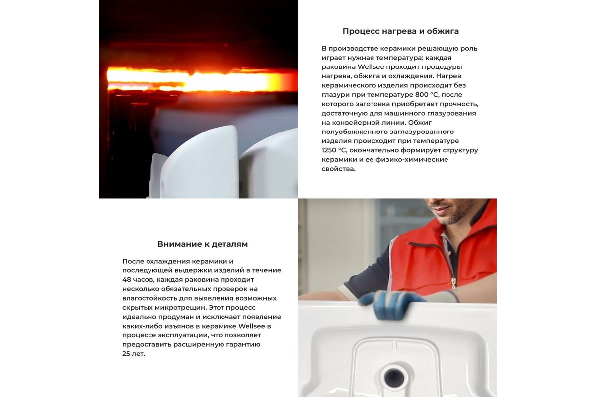 Набор Wellsee 7 в 1 Callipy Art напольная раковина 40x40x84,5 см ...