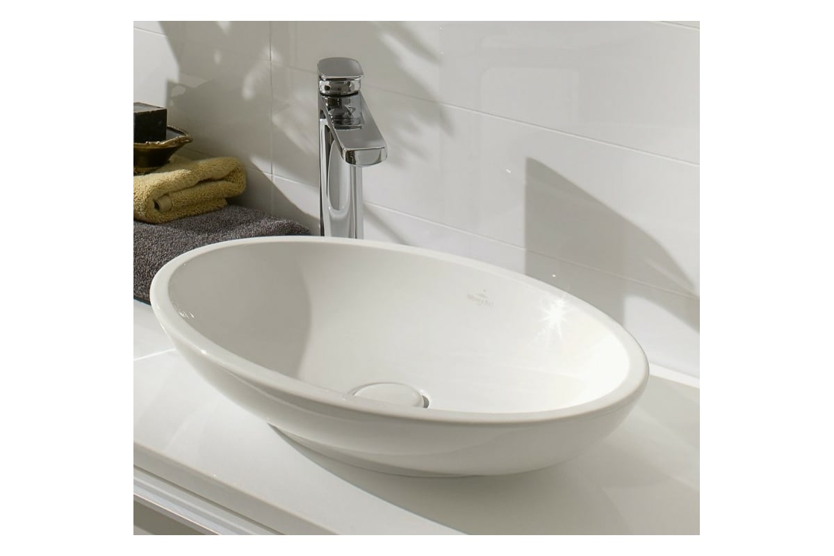 Раковина Villeroy & Boch Loop Friends шгв 630x430x160 цвет-альпийский ...