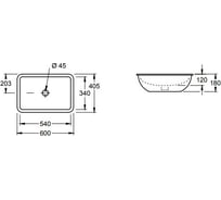 Встраиваемые раковины для ванной комнаты - купить раковину врезную в ...