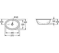 Встраиваемые раковины для ванной комнаты - купить раковину врезную в ...