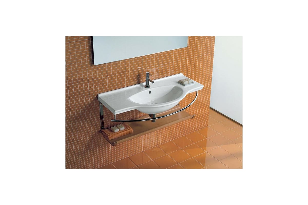 Раковина HATRIA SOPHIE подвесная или накладная, 1 отверстие для ...