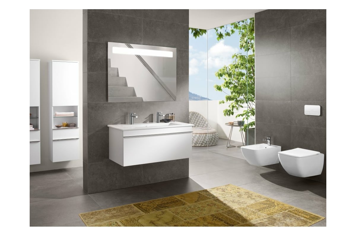 Подвесной унитаз Villeroy & Boch Venticello CeramicPlus цвет-альпийский ...