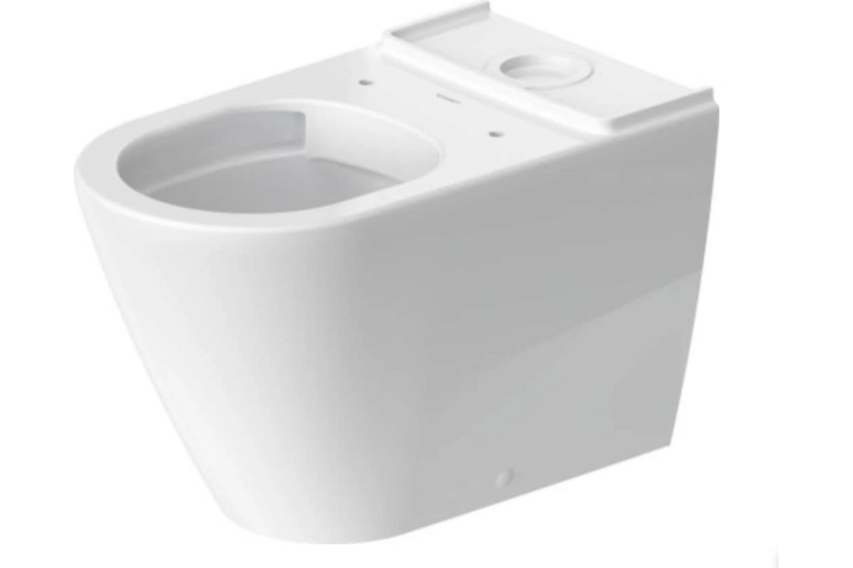 Напольный унитаз Duravit D-NEO Rimless 370x650 мм., крепления ...