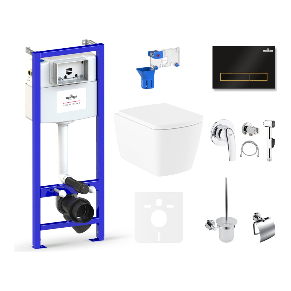 Комплект: инсталляция с унитазом Lavinia Boho Aveo Rimless 10 в 1 ...