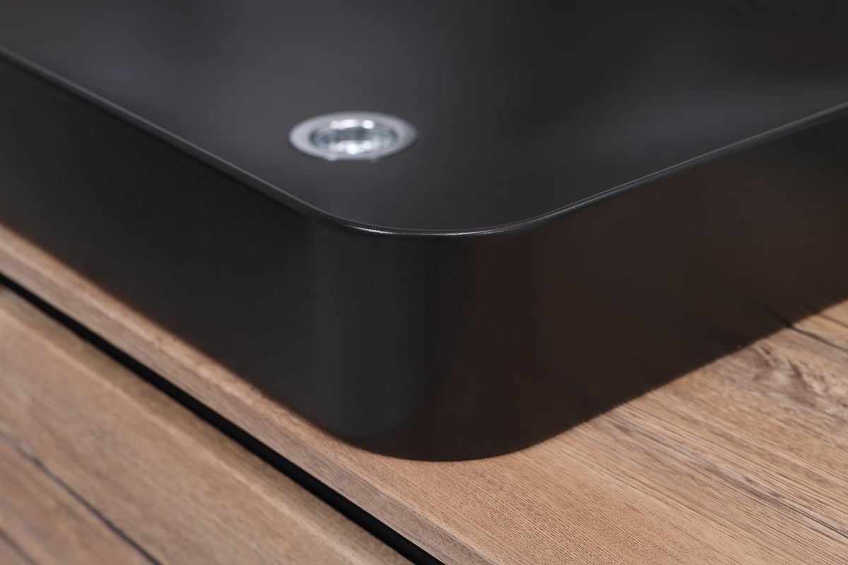 Умывальник на столешницу Creavit Ultra 60 черный матовый UL060-00SM00E ...