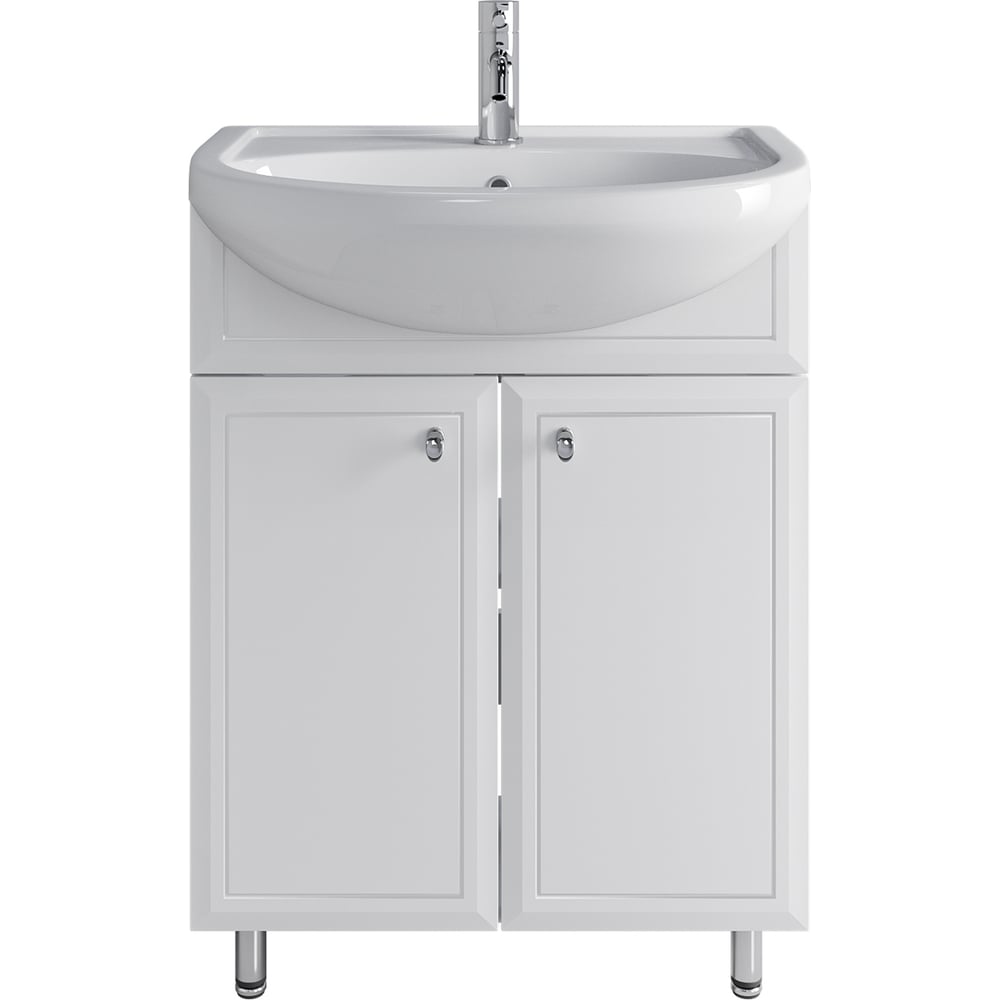 Комплект Sanstar напольная тумба Афина 60 с раковиной Уют 60 352.1-1.4.1.КУЮТ - выгодная цена ...