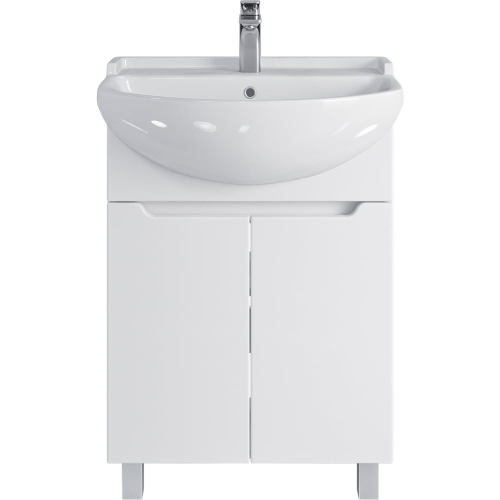 Комплект Sanstar напольная тумба Лайн 60 с раковиной Амур 60 346.1-1.5.1.КАМУ - выгодная цена ...